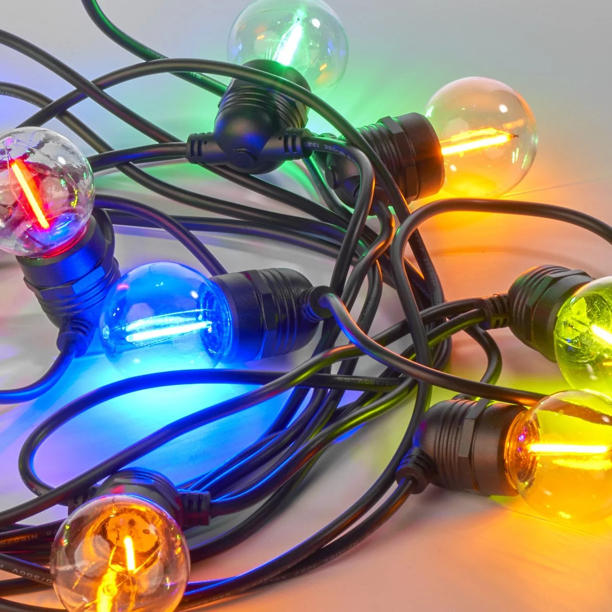 Lichterkette Party 10 Inklusive 12V LED Bunt | Nostalux.de